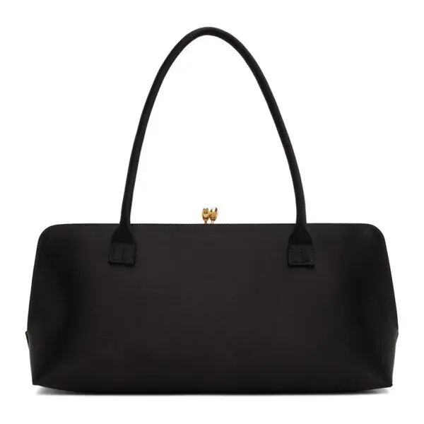 Jil Sander Black Medium Goji Frame Bag In 001 Black - 30% Off